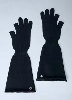 Rick Owens Extended Knit Gloves