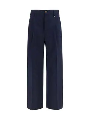 VIVIENNE WESTWOOD Rafael Wide-leg Virgin Wool Pants - Blue