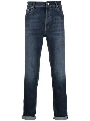 Brunello Cucinelli Denim Cotton Jeans - Multicolor