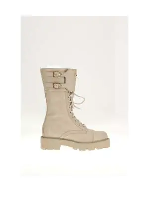 Dior D-trap 4.5cm Boots - Cream