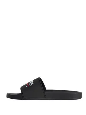 Balenciaga Pool Slide Sandals - Black