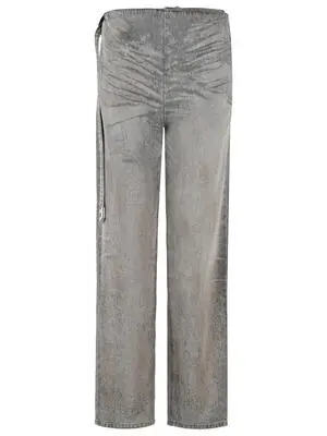 DIESEL® D-Thalira Cotton Blend Jeans Gray