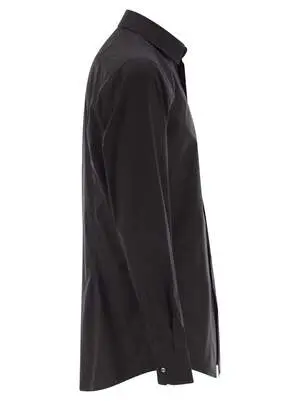 BOSS Slim Fit Shirt In Easy-iron Stretch Cotton Poplin - Black