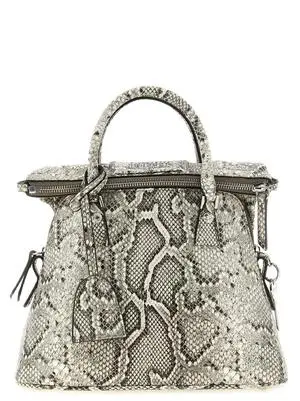 MAISON MARGIELA 5ac Classique' Mini Shoulder Bag - Gray