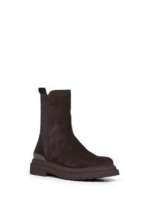 Brunello Cucinelli Suede Ankle Boots - Multicolor