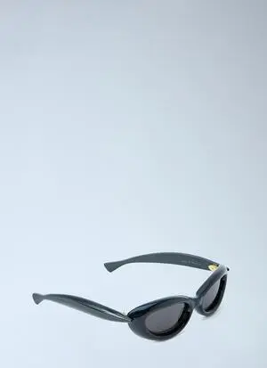 Bottega Veneta Oval Sunglasses - Black