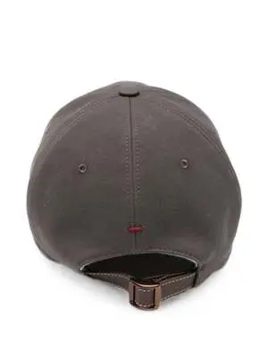 Brunello Cucinelli Logo Cotton Baseball Cap