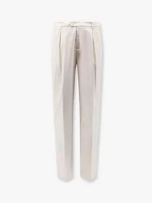 Brunello Cucinelli Stretch Cotton Trousers - Multicolor