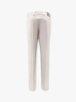Brunello Cucinelli Stretch Cotton Trousers - Multicolor