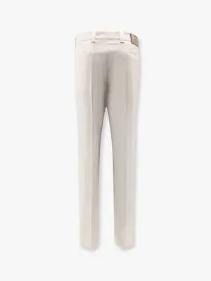 Brunello Cucinelli Stretch Cotton Trousers - Multicolor