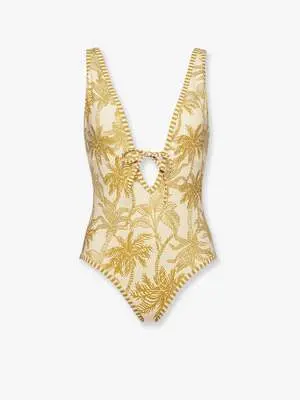 ERES One-piece Swimsuit With All-over Print - Multicolor