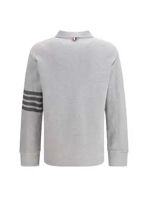 Thom Browne Piqué Long-sleeve Polo