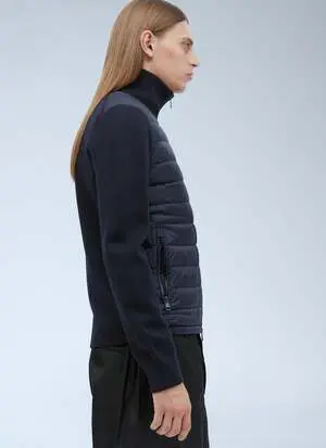 Moncler Logo Patch Zip-up Cardigan