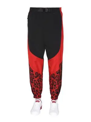 Dolce & Gabbana Dolce & Gabbana Men Jogging Pants With Animal Print Multicolor