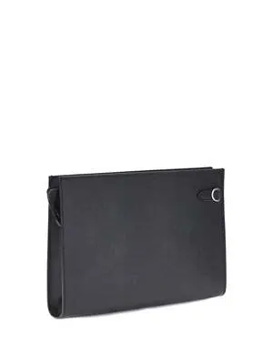 Valentino Garavani Vlogo Signature Grained Calfskin Pouch