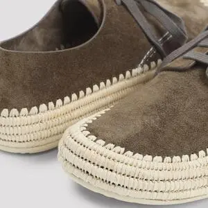 Loewe Rio Suede Lace-up Shoes - Multicolor