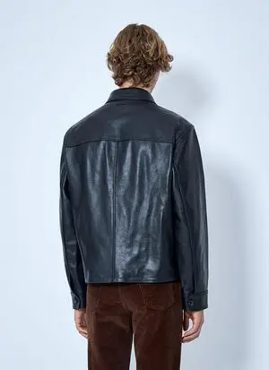 Marni Leather And Suede Panel Jacket