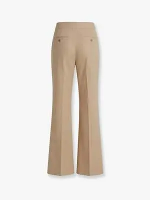 Max Mara Linen Flared Trousers