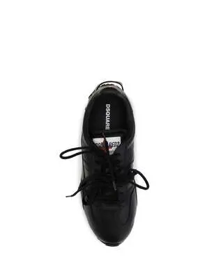 Dsquared2 Leather Sneakers - Black