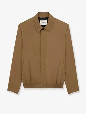 Saint Laurent Cassandre Cotton Jacket - Multicolor