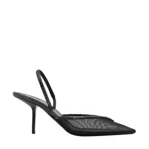 Saint Laurent Folie Back Open Pumps - Black