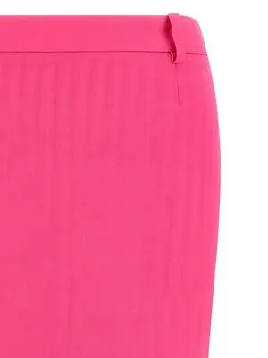 Attico Double Layer Midi Skirt - Pink