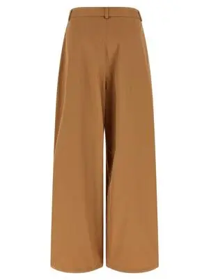 Stella McCartney Cargo Cotton Trousers - Cream