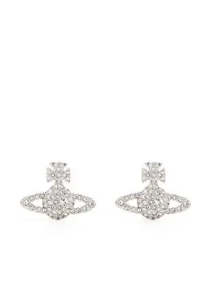 VIVIENNE WESTWOOD Grace Bas Relief Stud Earrings - Silver