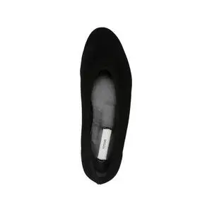 TOTEME Suede Ballet Flats - Black