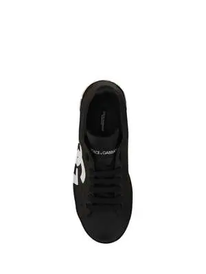 Dolce & Gabbana Leather Sneakers - Black