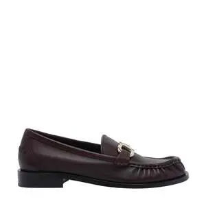 FERRAGAMO Ornamento Gancini Loafers - Red