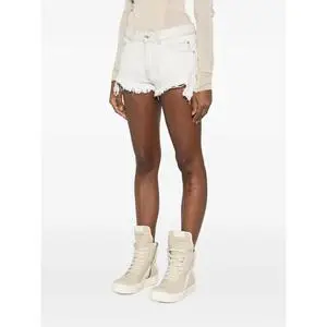 Rick Owens Neutrals Shorts Mini Shorts - Cream