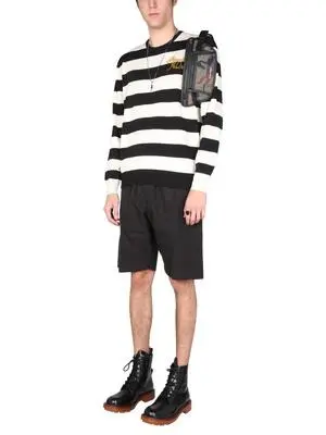 Alexander McQueen Gabardine Bermuda Shorts