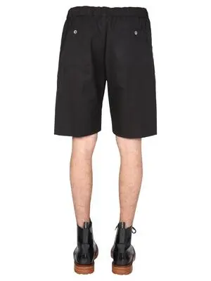 Alexander McQueen Gabardine Bermuda Shorts
