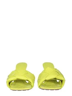 Bottega Veneta The Lido Sandal - Green
