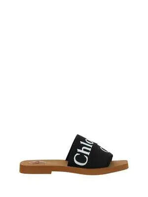 Chloé Woody Sandals - Black