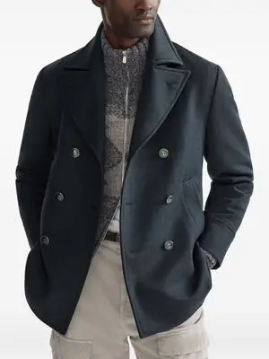 Brunello Cucinelli Wool Caban Coat