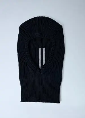 Rick Owens Ribbed Knit Balaclava