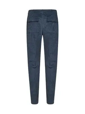 Etro Stretch Cotton Corduroy Trousers - Multicolor