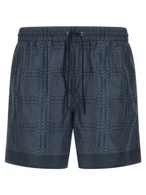 Gucci Incrocio Gg' Swimsuit - Blue