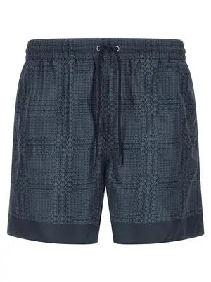 Gucci Incrocio Gg' Swimsuit - Blue