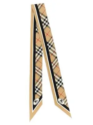 Burberry Silk Bandeau - Cream