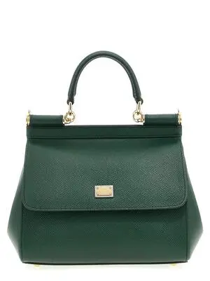 Dolce & Gabbana Sicily' Medium Handbag - Green