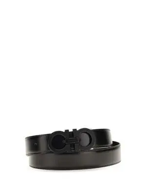 FERRAGAMO Reversible Belt - Black