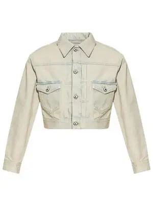 VIVIENNE WESTWOOD Marlene Cropped Denim Jacket - Blue