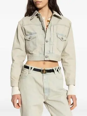 VIVIENNE WESTWOOD Marlene Cropped Denim Jacket