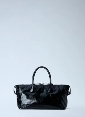 Miu Miu Leather Top Handle Bag - Black