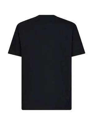 Givenchy Black Cotton T-shirt With Paris Pompom Embroidery