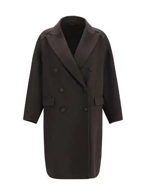 Brunello Cucinelli Cashmere Coat - Brown