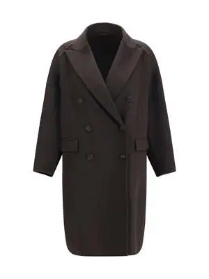 Brunello Cucinelli Cashmere Coat - Brown